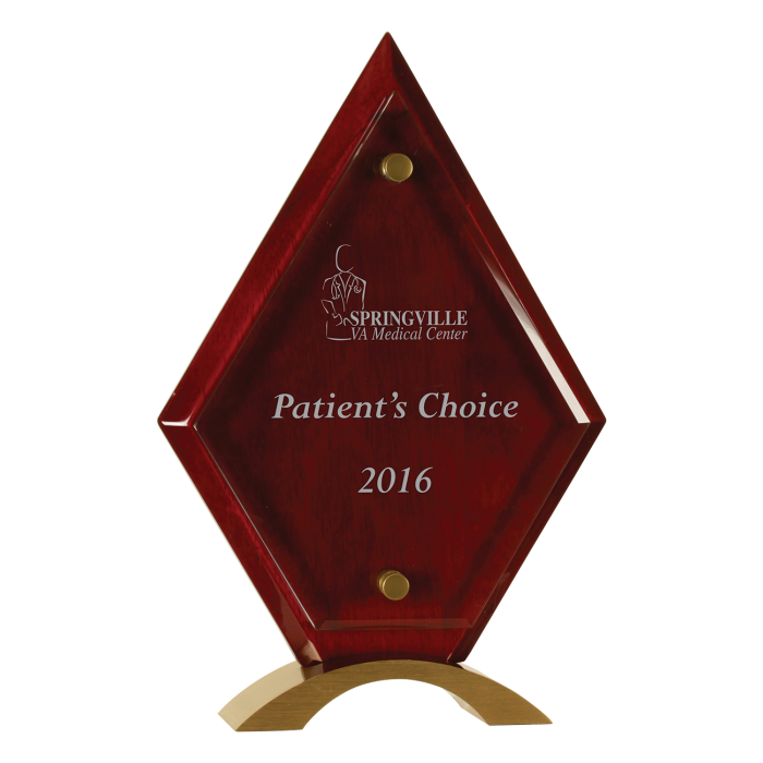Diamond Floating Acrylic Stand-Up Award (Large)| Custom Acrylic Awards ...