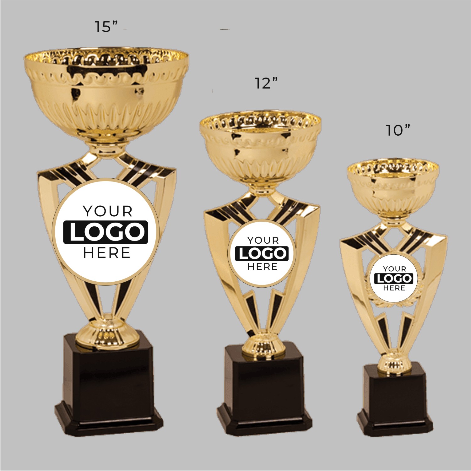 Gold Ribbon Trophy Award | Custom Great Value Awards | MAwardsPlus.com